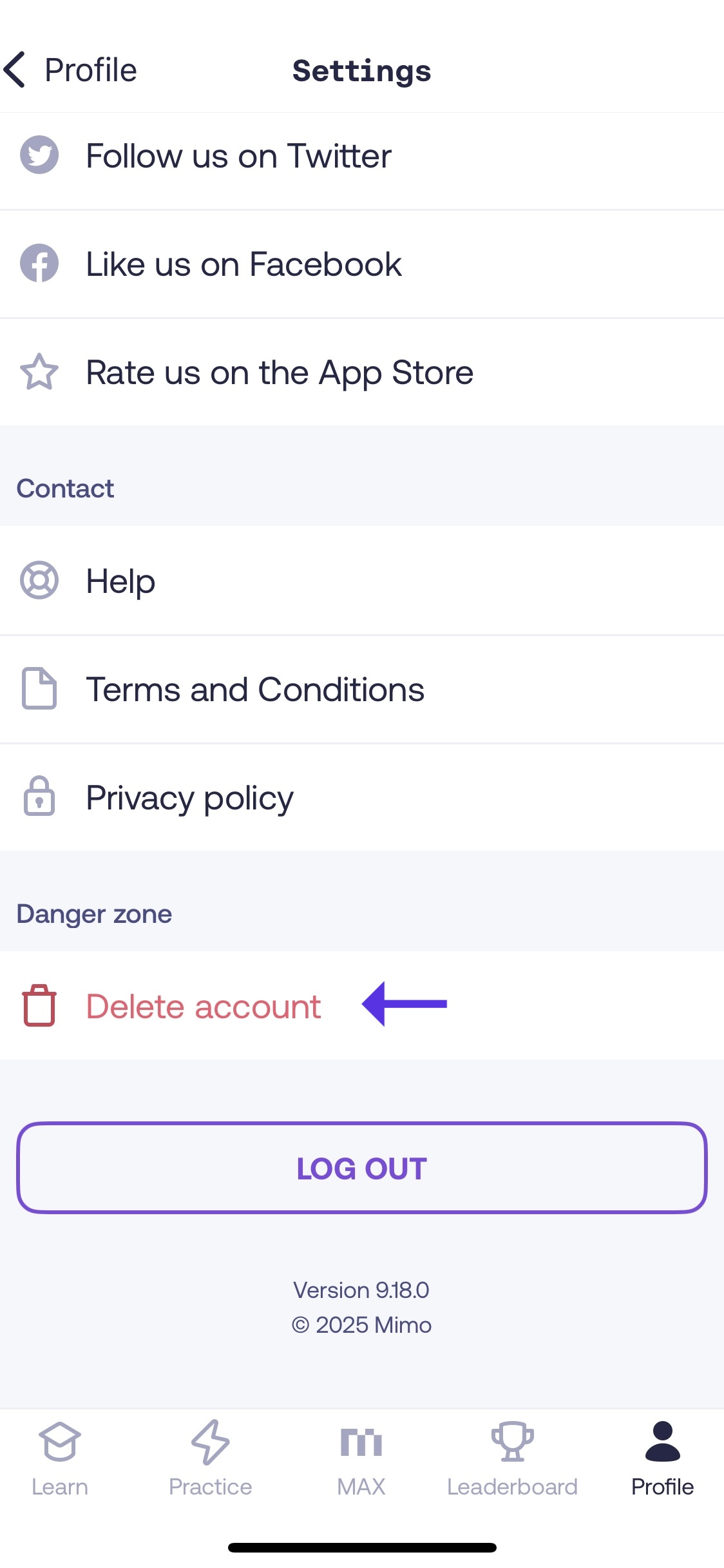 How can I delete my Mimo account? – Mimo